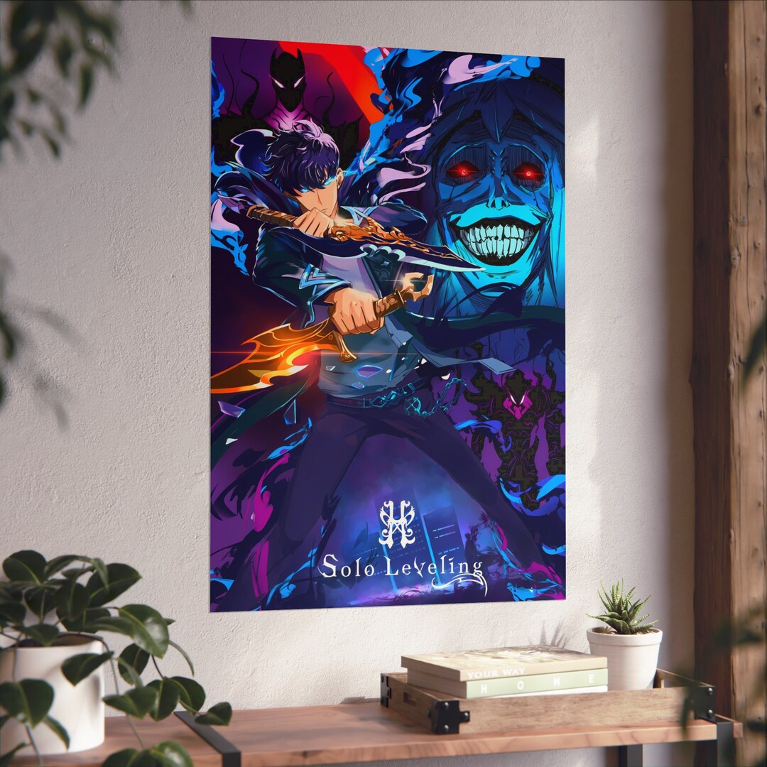 Solo Leveling Anime Art Poster - Etsy