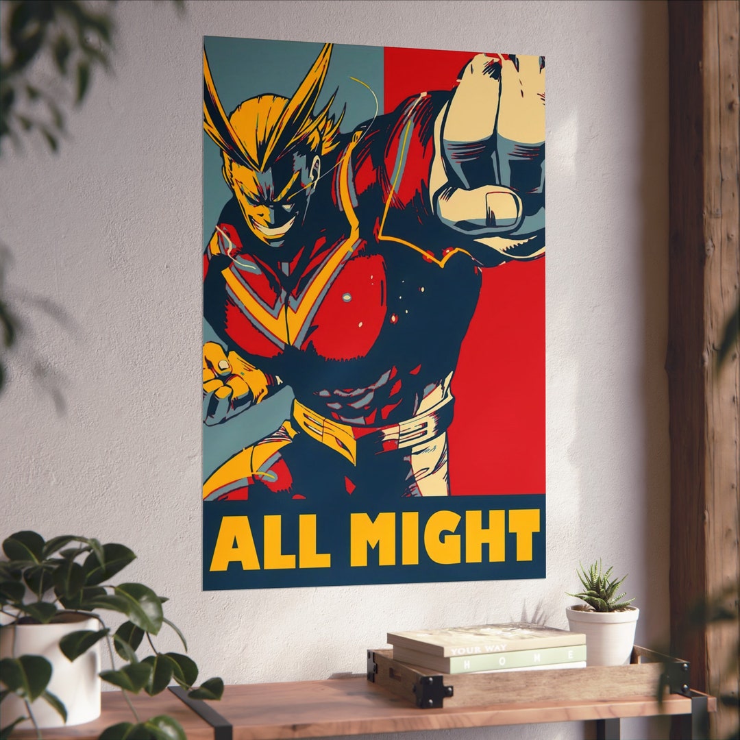 All Might BNHA MHA Poster - Etsy