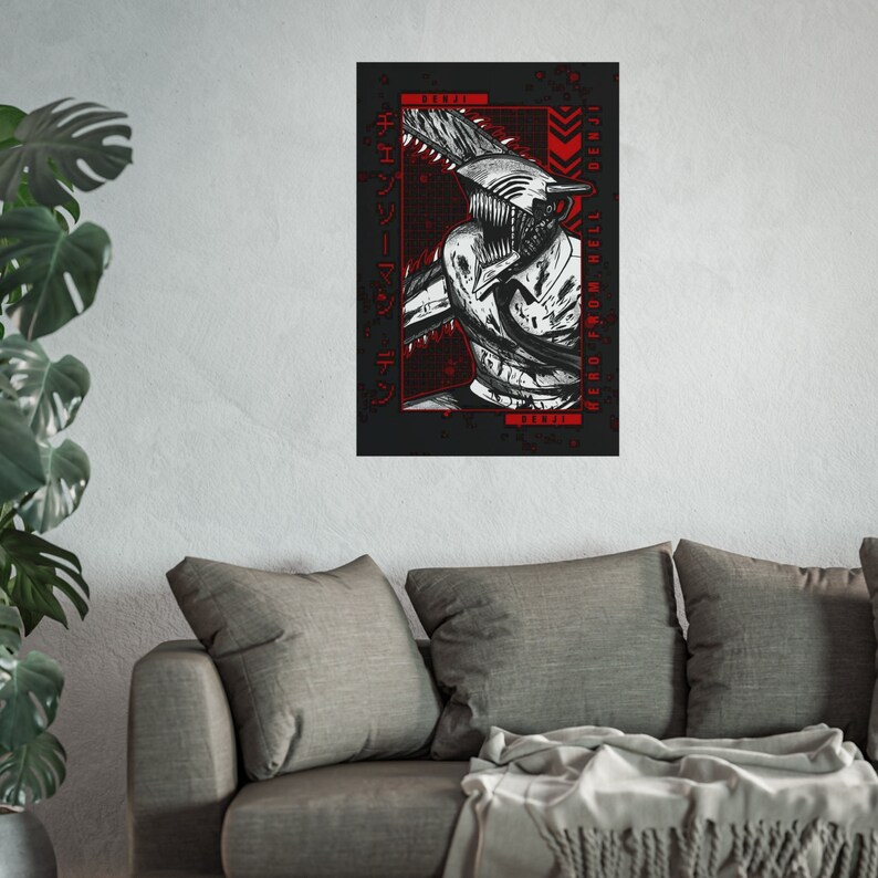 Denji (hero From Hell - Chainsaw Man) Poster - Etsy