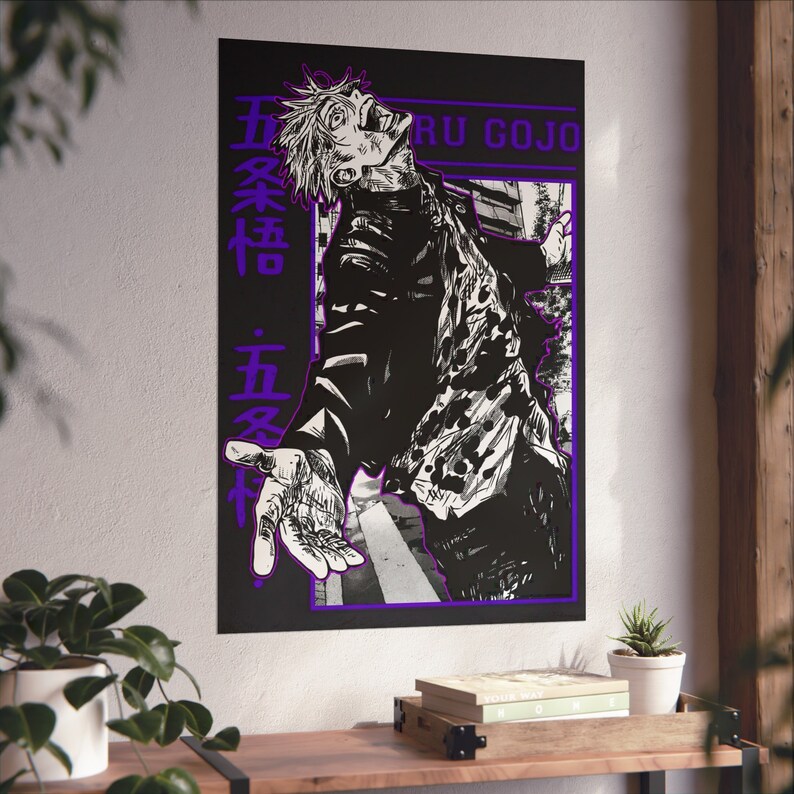 Satoru Gojo JJK Poster - Etsy