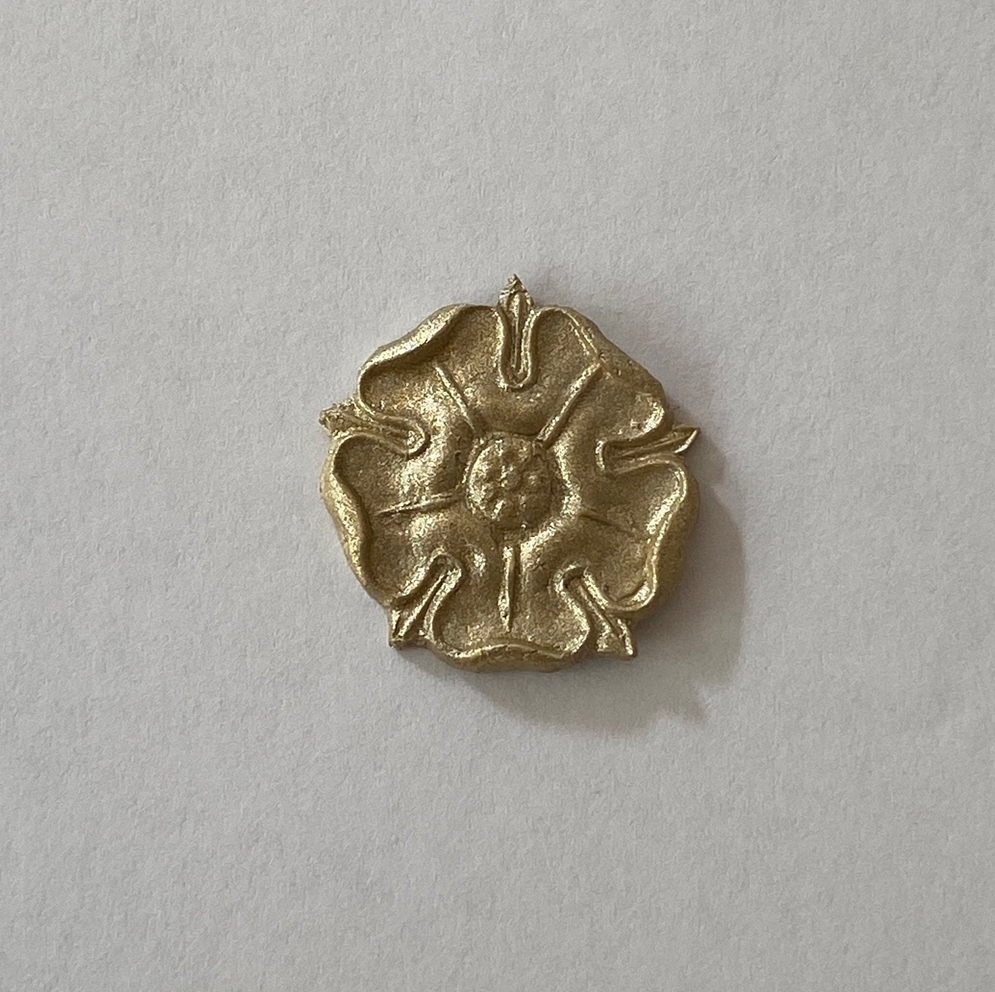 Handmade Gold Painted Rosette - Etsy