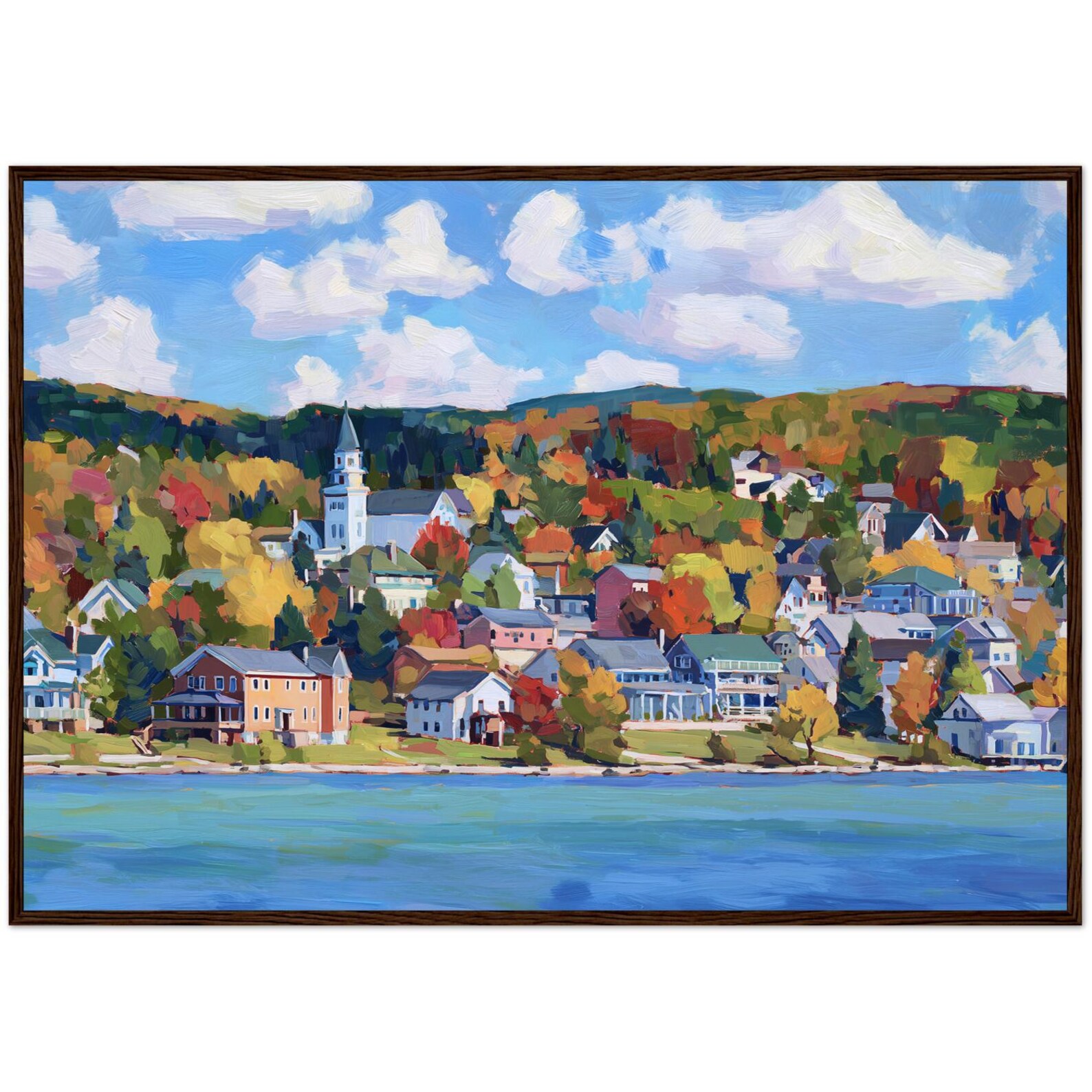 Wisconsin Ephraim Painting Lake Michigan Art Print NH Door County Wall ...