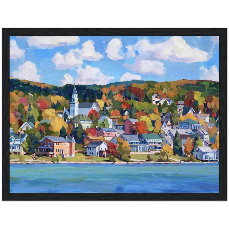 Wisconsin Ephraim Painting Lake Michigan Art Print NH Door County Wall ...
