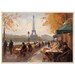 Oil Painting Paris Cafe Wall Art Painting Claude Monet Art Print Eiffel ...
