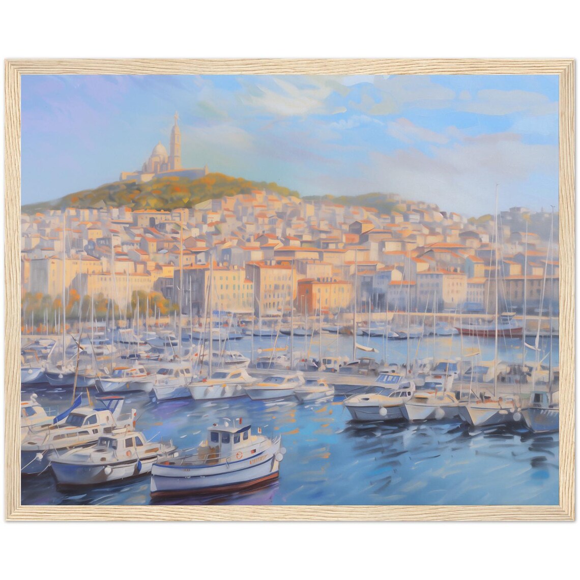 Marseille Oil Painting France Art Print France Cityscape, France Wall ...