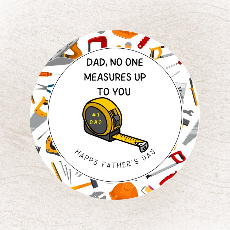 Instant Download Father's Day Tools Gift Tag Printable for Dad ...