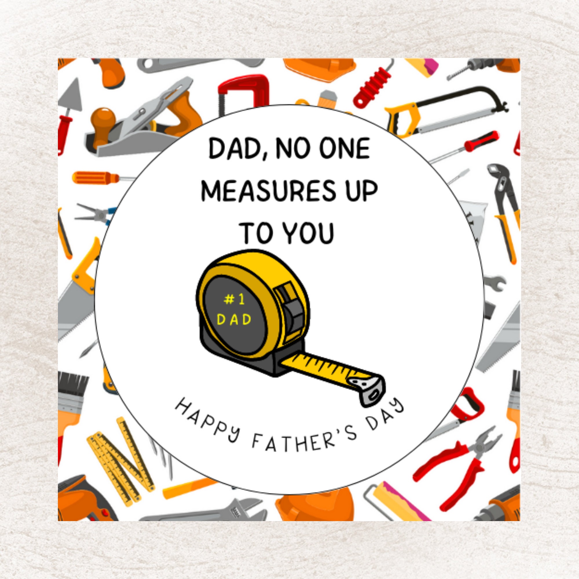Instant Download Father's Day Tools Gift Tag Printable for Dad ...