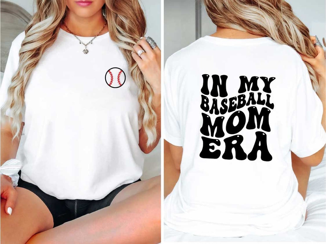 Baseball Mama Shirt, Sport Mom Shirt, in My Baseball Mom Era Shirt ...