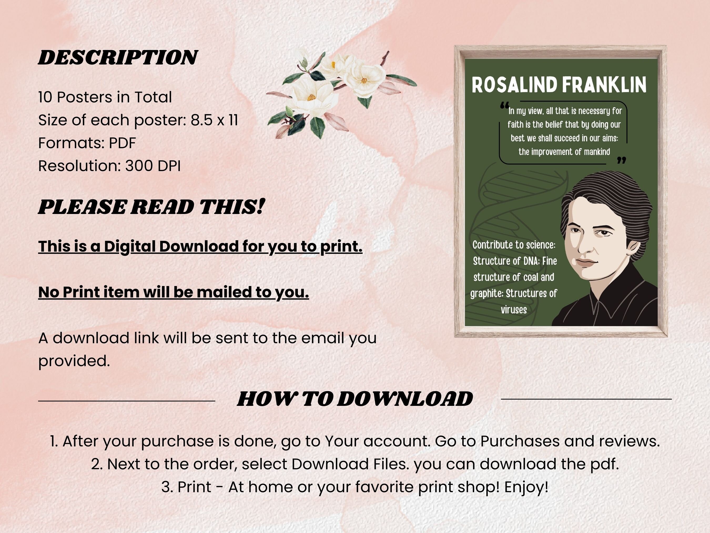 Famous Scientist Classroom Poster Set | Science Classroom Decor ...