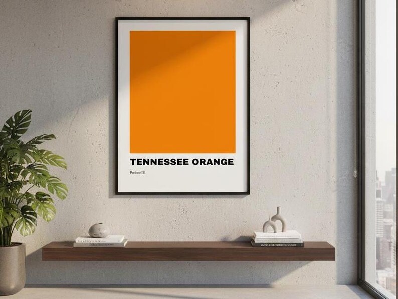 Tennessee Vols Dorm Room/ Apartment Poster: Pantone 151 - Etsy