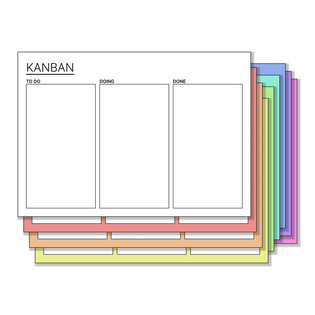 Kanban Board Printable / A3 / Task Board / Productivity Board ...