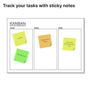 Kanban Board Printable / A3 / Task Board / Productivity Board ...
