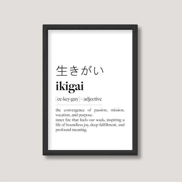 Japanese Word Art - Etsy
