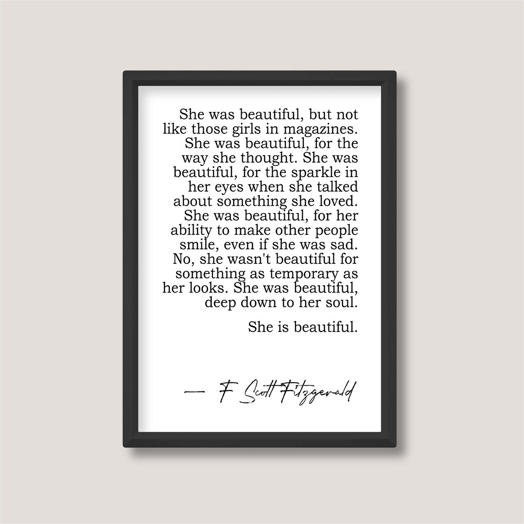 She is Beautiful by F. Scott Fitzgerald | Love Relationship Poem ...
