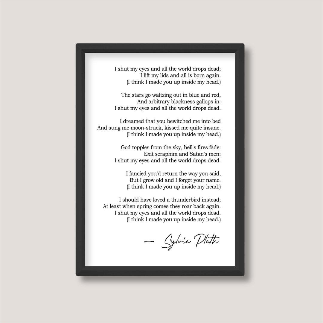 Mad Girl's Love Song by Sylvia Plath | Love Relationship Poem Literacy ...