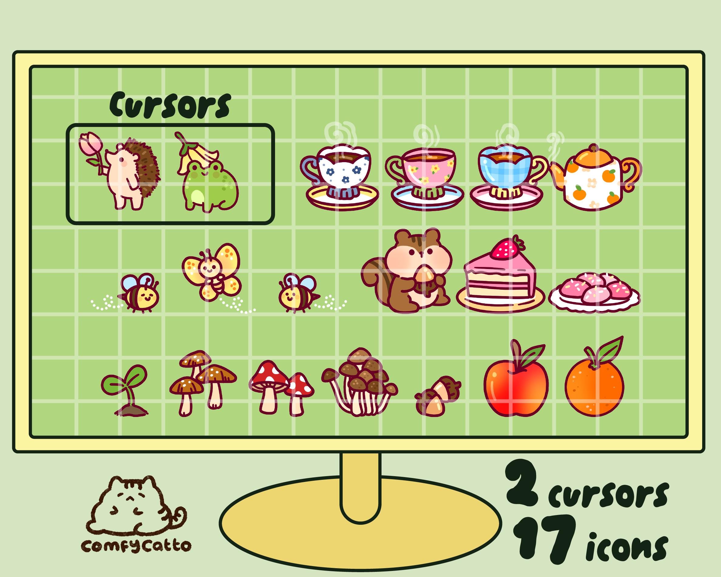 Kawaii Desktop Wallpaper Set – Cute Animated and Static Backgrounds for ...