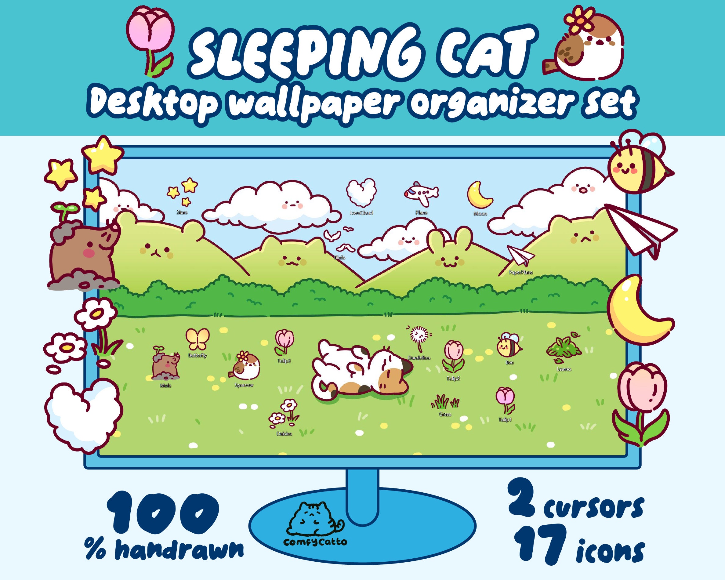 Cute Animal Backgrounds for Desktop: Animated Wallpapers With Cats, and ...