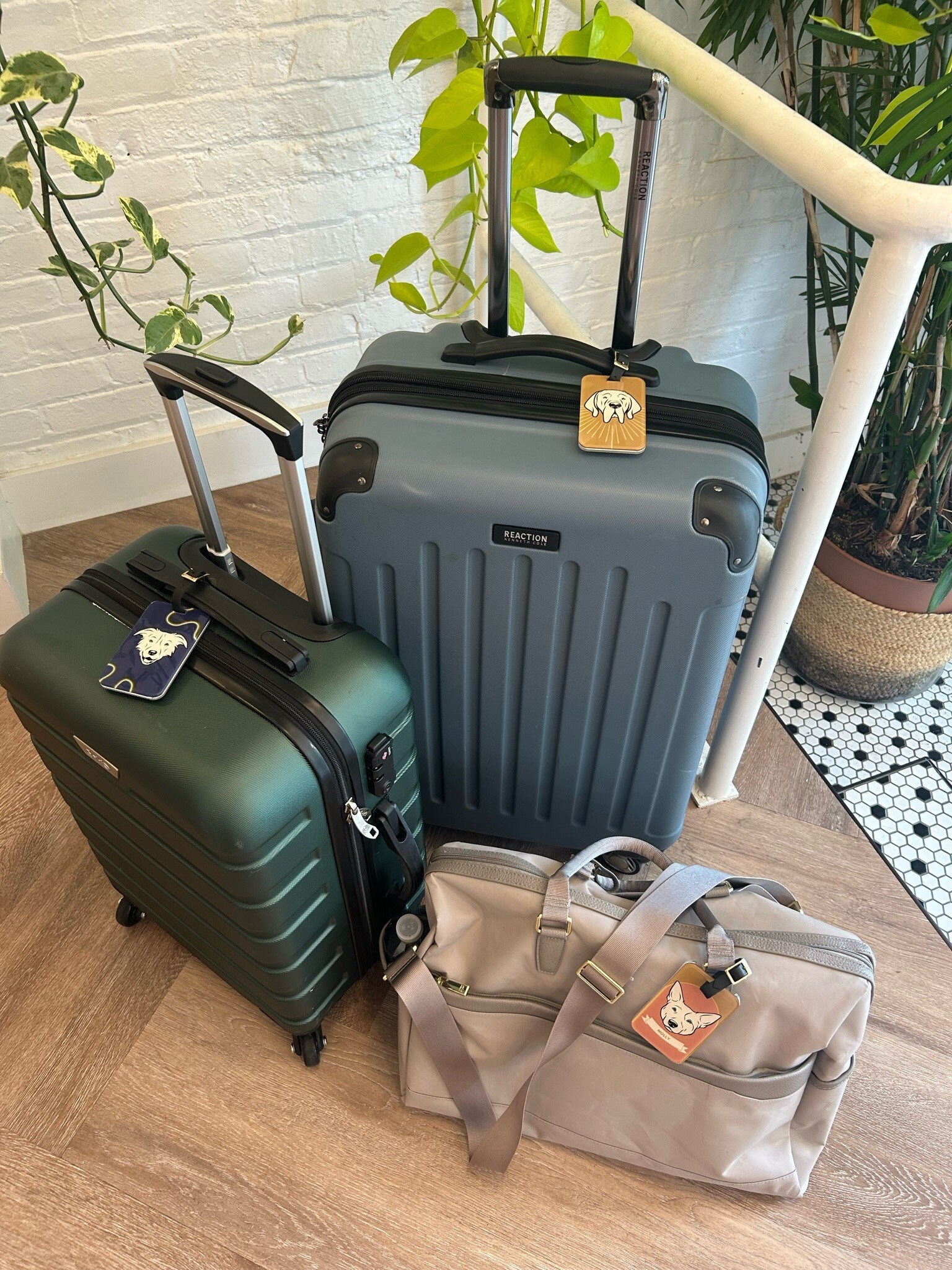 Golden Retriever Luggage Tag Pet Custom Bag Tag - Etsy