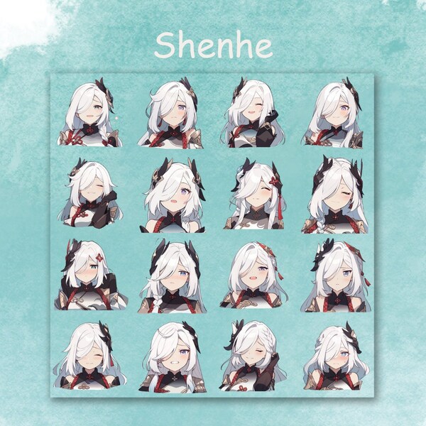 Shenhe Emotes - Etsy