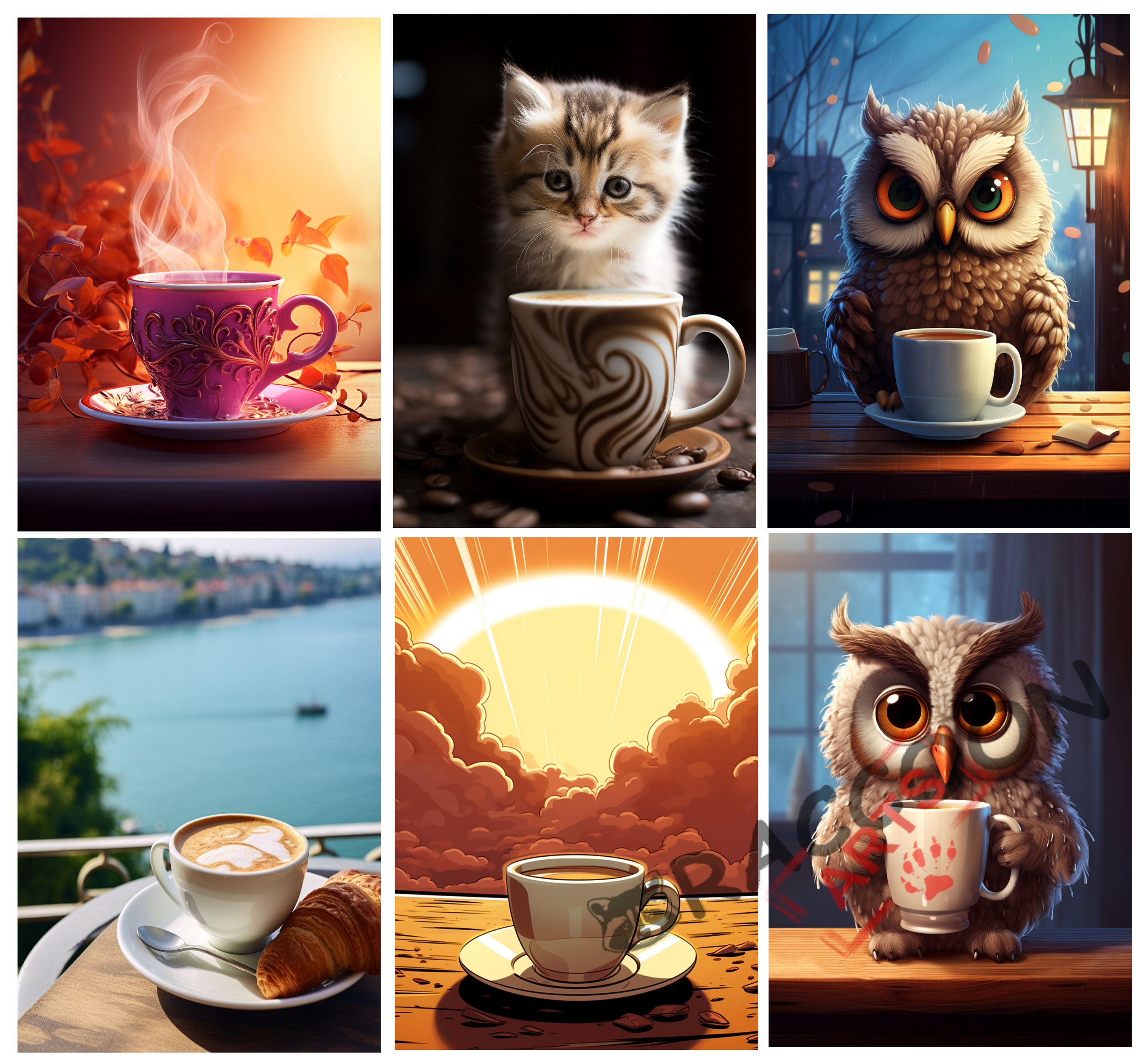 50 Wall Posters for Coffee Shop Caffe Decor Café Decoración - Etsy