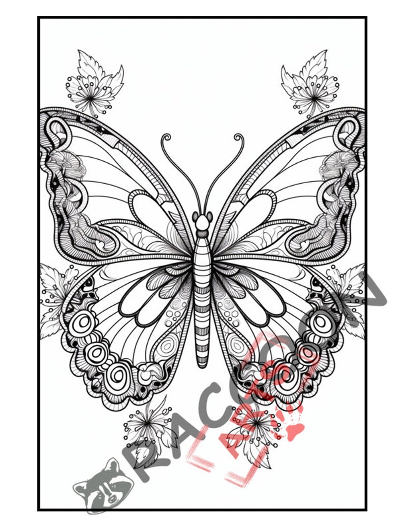 Butterfly Coloring Pages Printable| Mariposas Dibujos Para Colorear ...