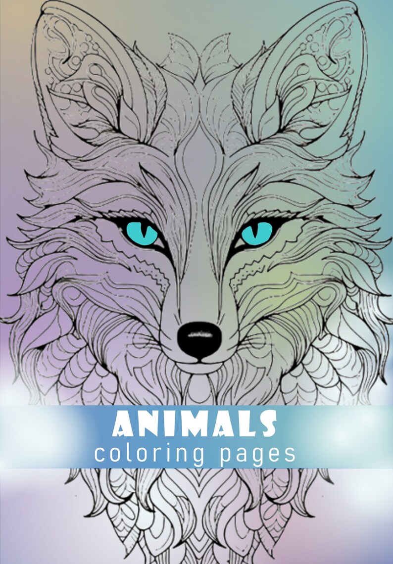 Fantastic Animals Digital Coloring Pages fantastic Creatures - Etsy