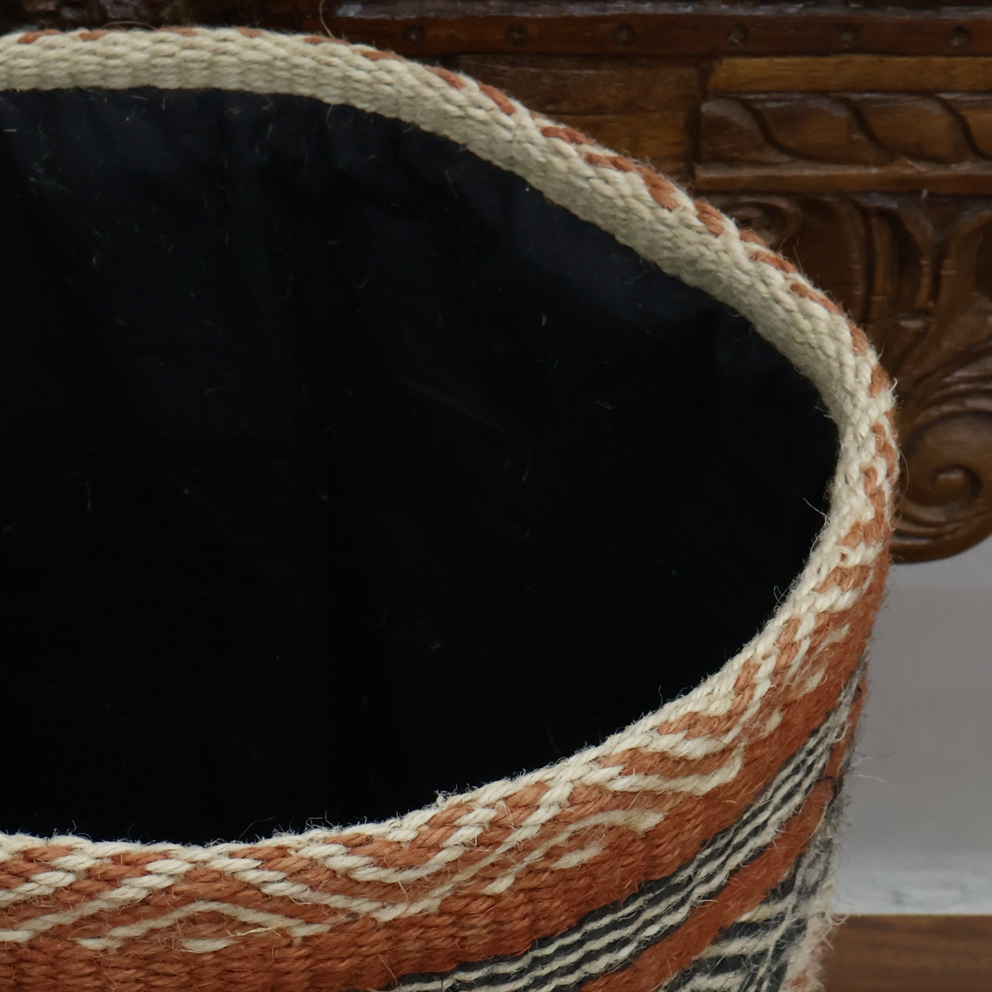 Jute Basket Handmade Garden Plants Basket Sustainable Classic Nursery ...