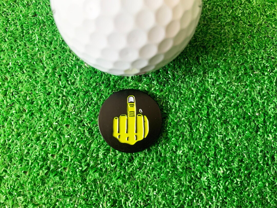 Middle Finger Ball Marker Golf Accessory Awesome Golf Gift Idea ...