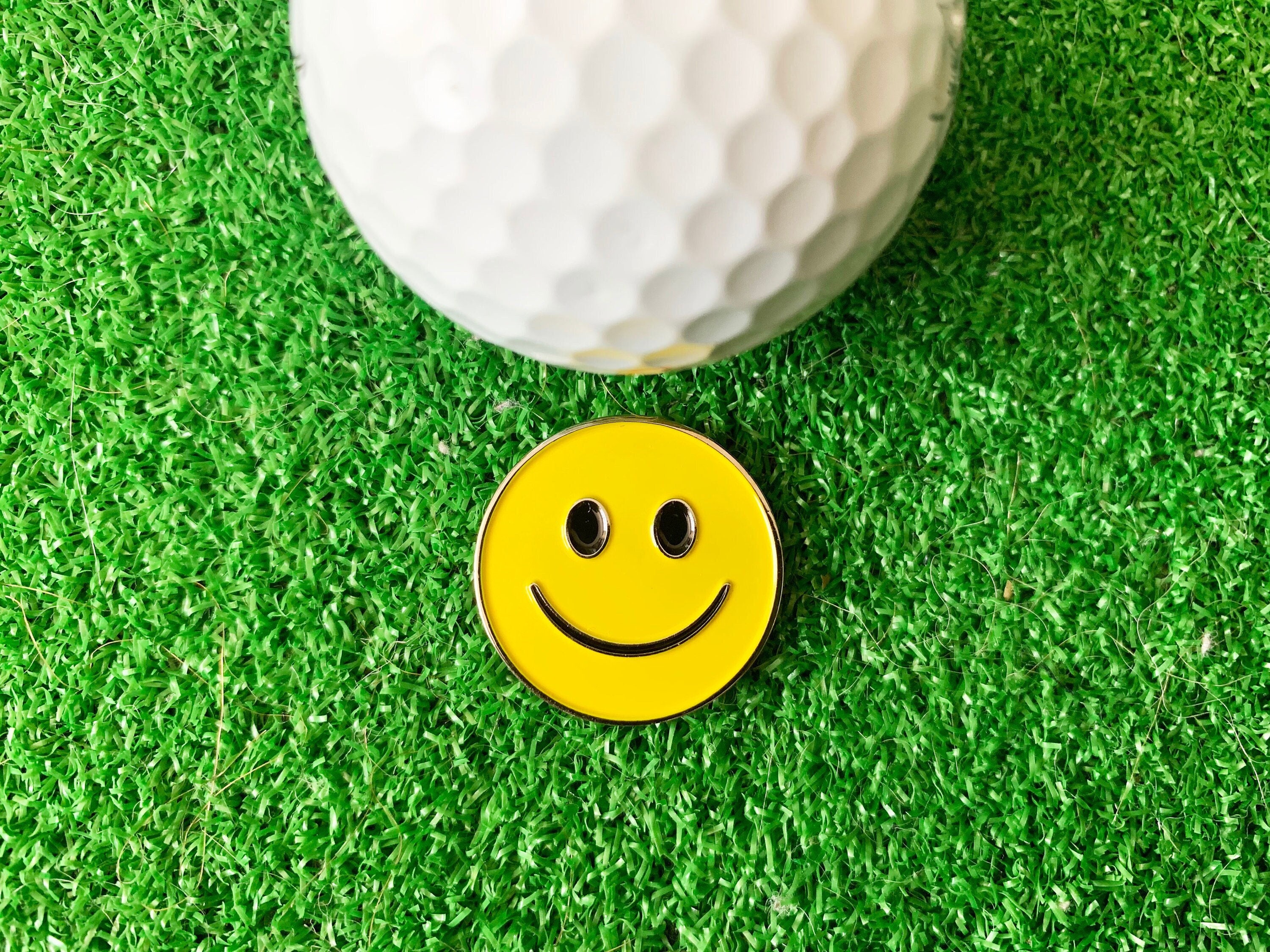 Smiley Golf Ball Marker Golf Accessory Awesome Golf Gift Idea, Boyfriend Golf, Husband Golf, Dad ...