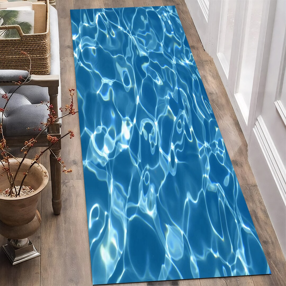 Sea Rug,wave Rug,nautical Rug,clear Sea Rug,ocean Rug,summer Gift,water ...