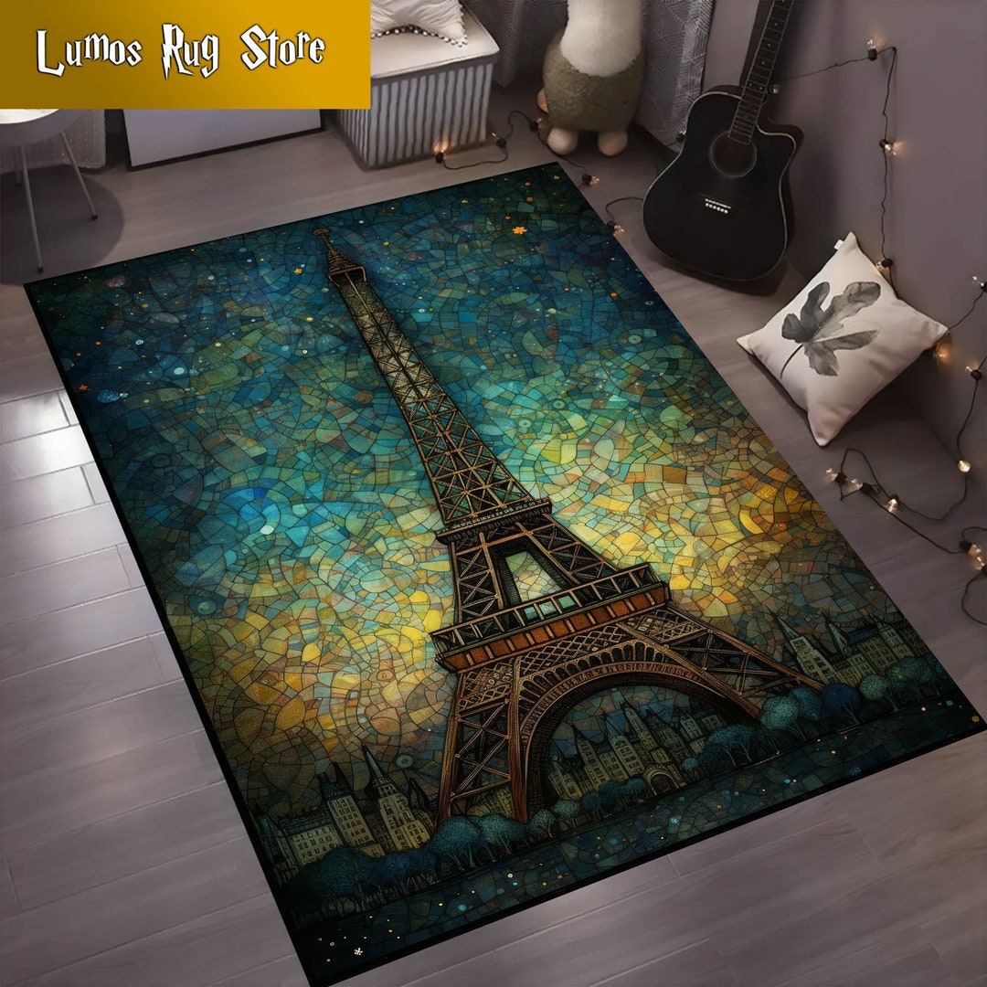 Eiffel, Eiffel Tower Rug, Eiffel Pattern Rug, Paris Rug, Tower Rug ...