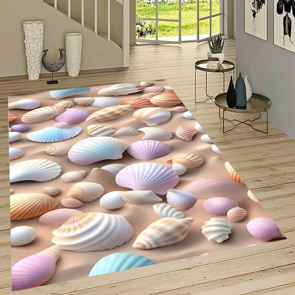 Beach Rug, Sea Rug, Sea Sand, Nautical Rug, Sea Sand Rug, Ocean Rug ...