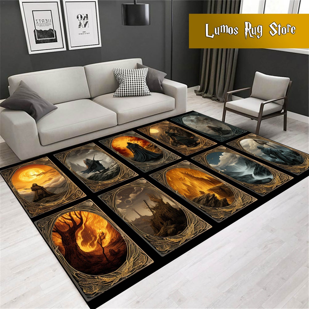 Lord of the Rings Rug, Movie Rug, Lord of Rings, Fantastic Rug, Popular ...