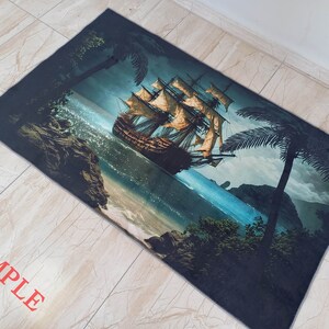 Dolphin Fish Rug, Sea Animal Rug, Nautical Decor, Gift Rug , for Living ...