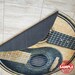 Black & Gold Greek Motif Round Rug - Marble Decor - Etsy