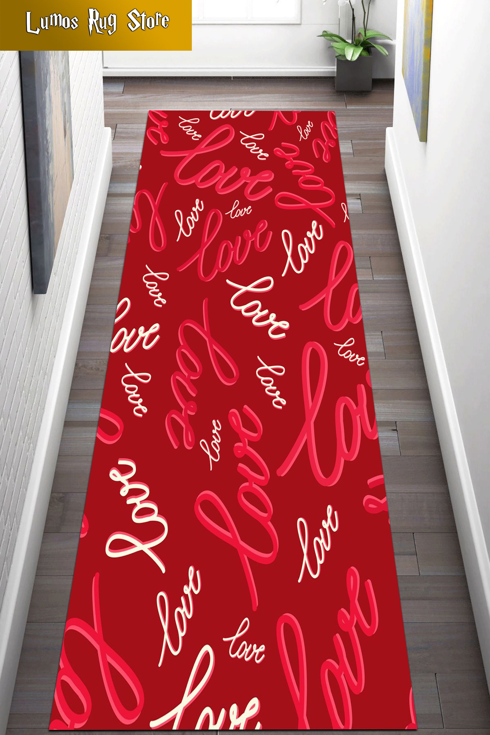 Love Rug, Heart Themed Rug, Romantic Rug, Living Room Rug, Gift for ...