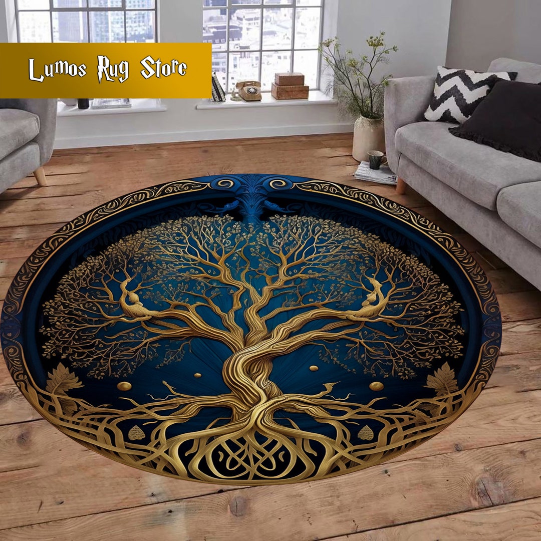 Tree of Life Rug, Tree of Life, Tree of Life Decoration, Area Rug ...
