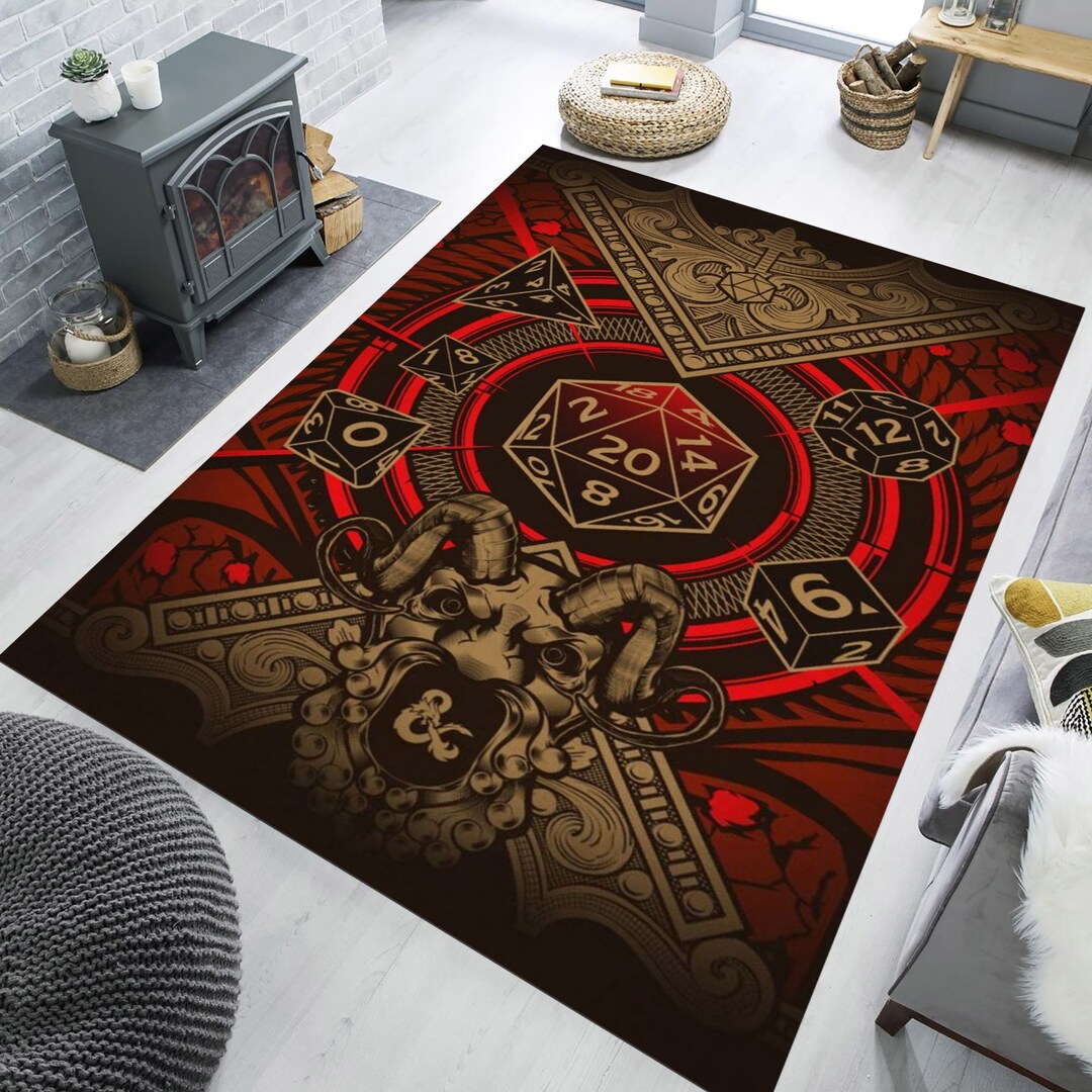 Dragon Rug, Game Rug, Boy Room Rug, Game Rug, Birthday Gifts, Area Rug ...