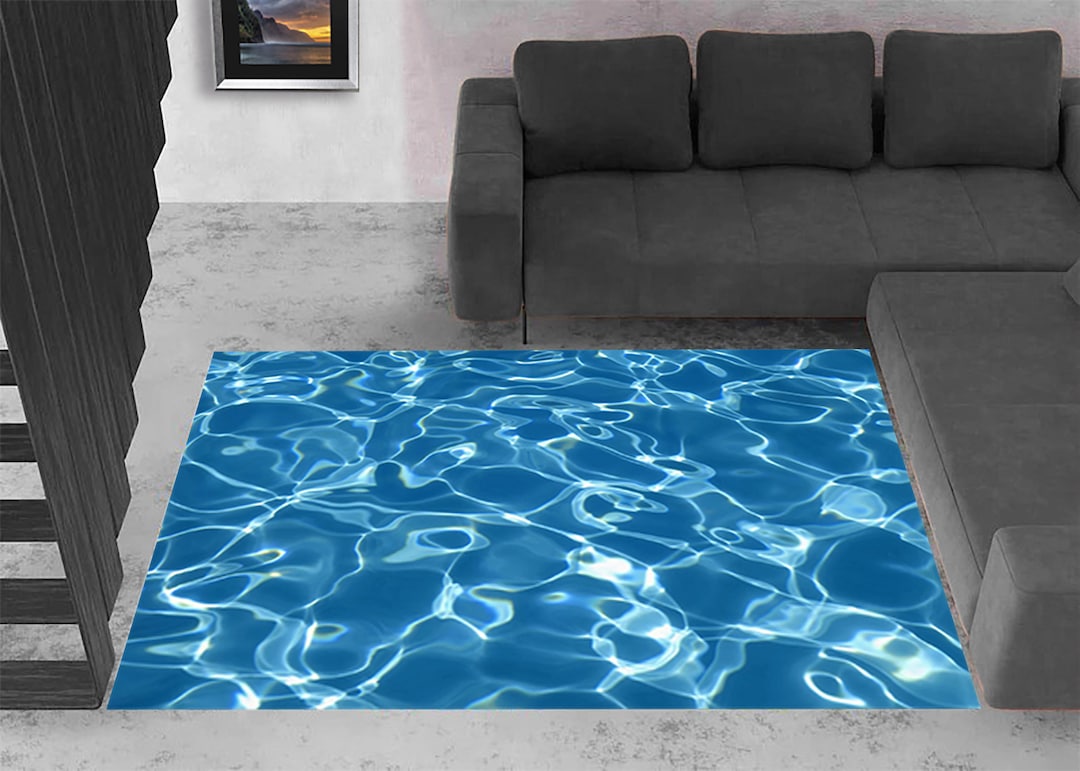 Sea Rug,wave Rug,nautical Rug,clear Sea Rug,ocean Rug,summer Rug,summer ...
