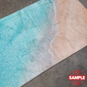 Pool Rug,wave Rug,nautical Rug,clear Sea Rug,water Rug,summer Rug ...