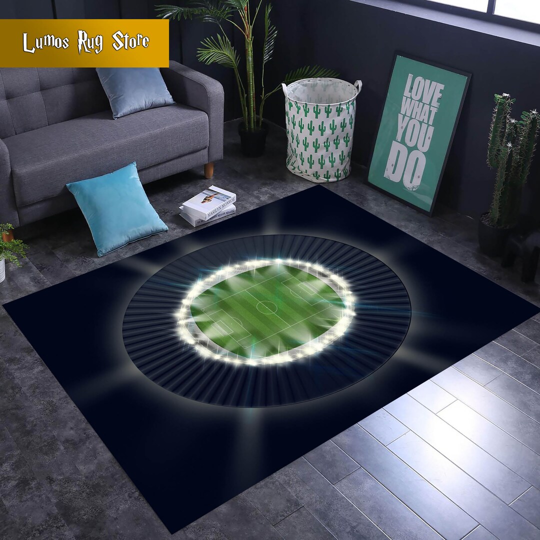Soccer Field Rug, Soccer Stadium Rug, Football Rug, Sport Rug ...