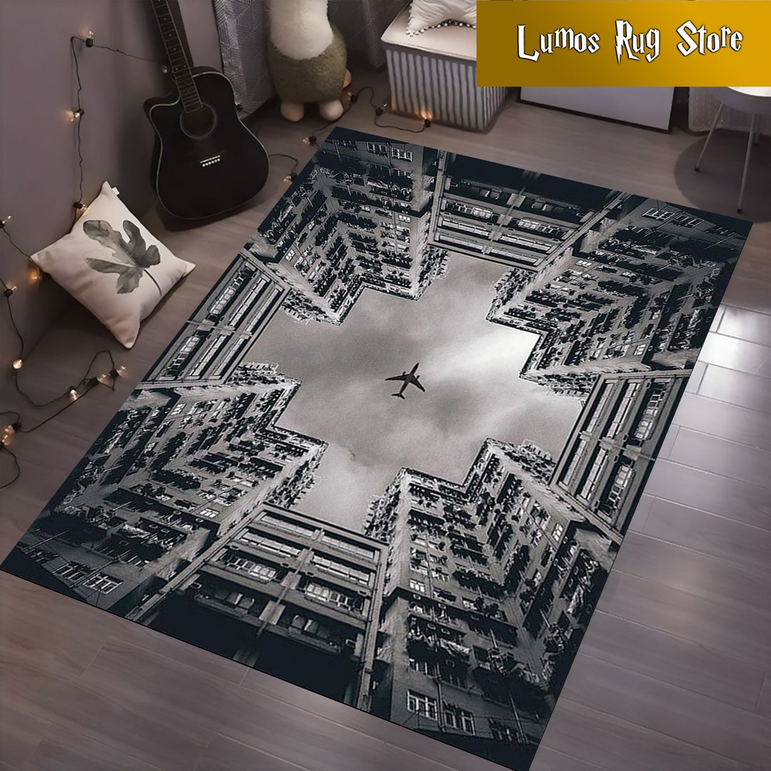 Airplane Rug, Sky Rug, 3D Aircraft Rug, Plane Rug, Living Room Rug ...