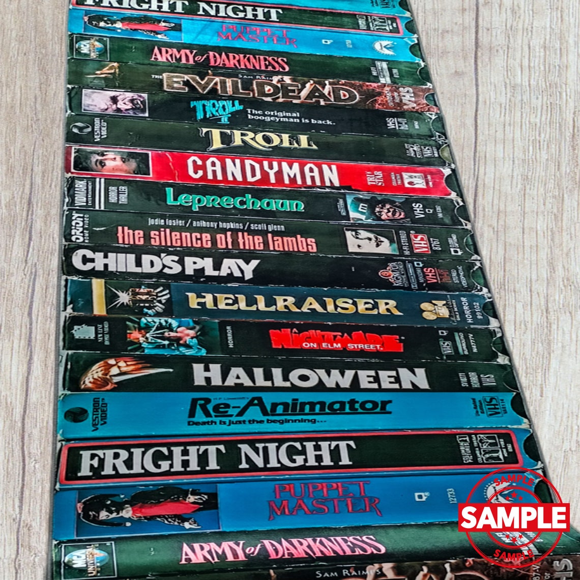 Retro Horror Movie VHS Rug - Nostalgic Home Theater Decor - Etsy