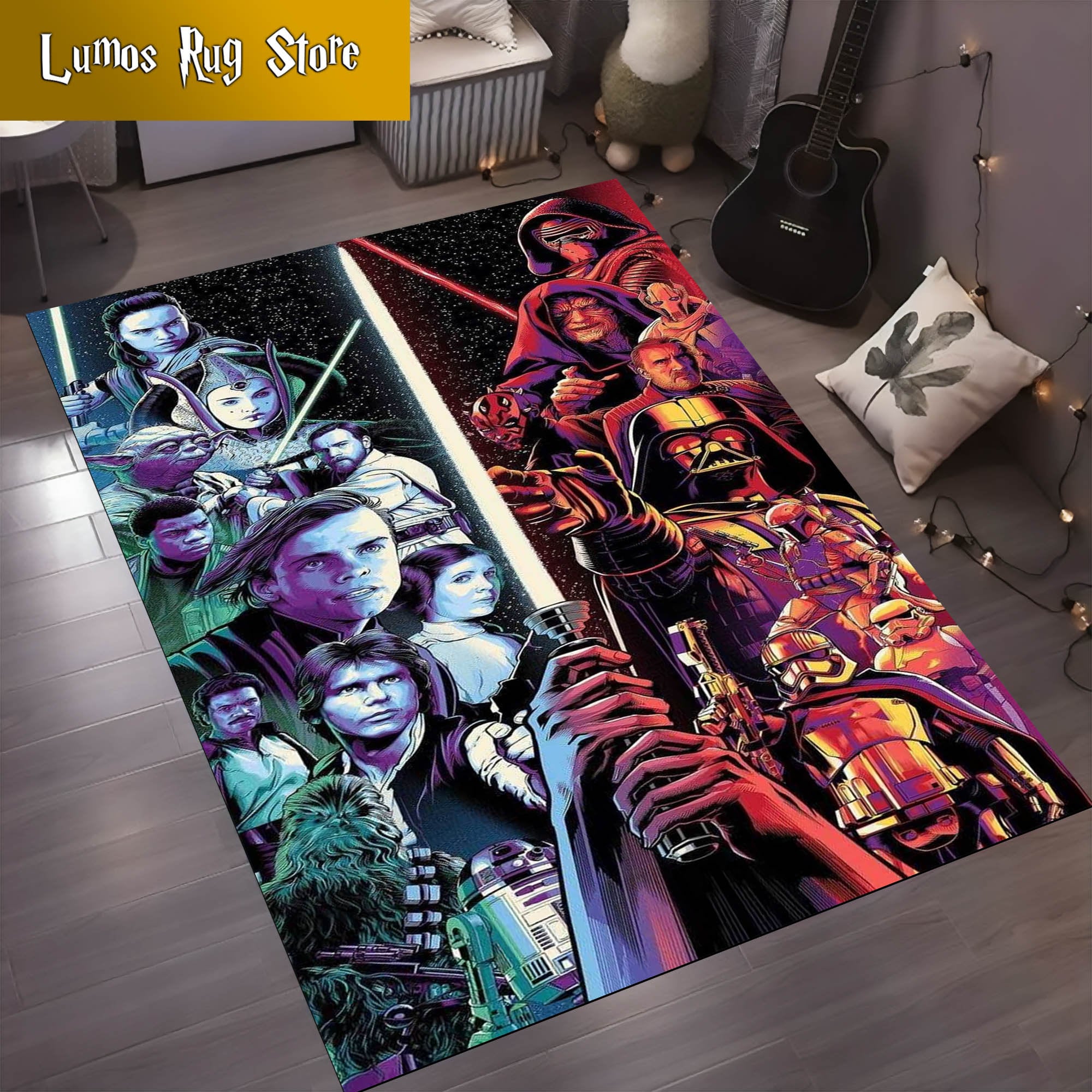 Star Wars Rug Fan Rug Starwars Gift Rug Starwars Rug for - Etsy