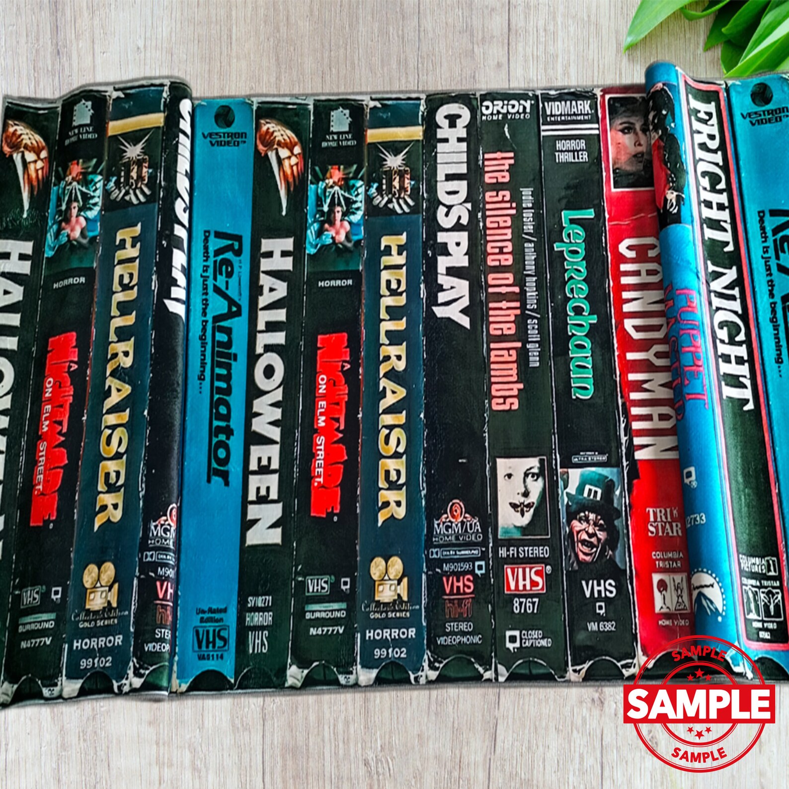 Retro Horror Movie VHS Rug - Nostalgic Home Theater Decor - Etsy