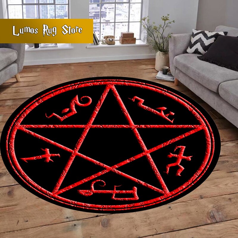 Pentacle Area Rug - Etsy