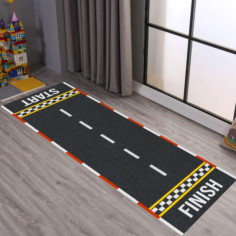 Race Track Rug - Etsy