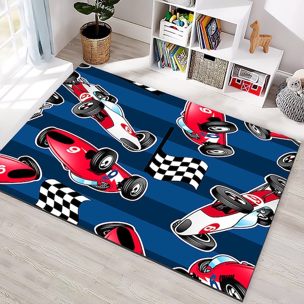 Toy Car Rug - Etsy