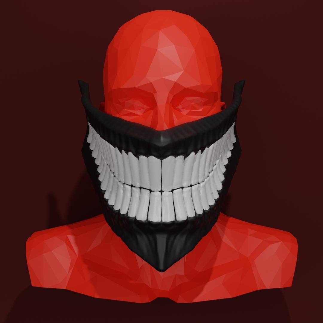 Okarun Mask From Dandadan - Etsy