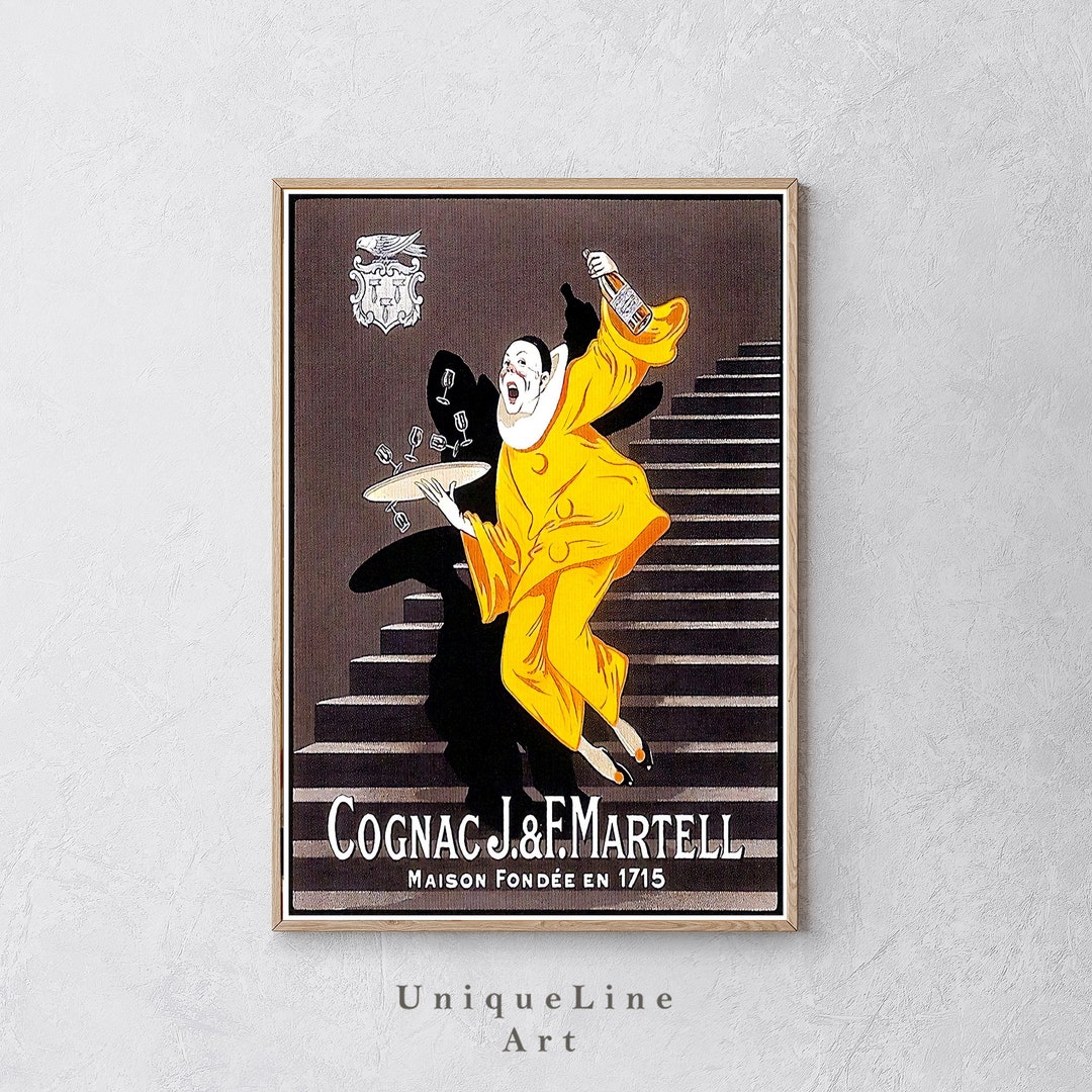 Cognac J&F Martell Poster Fine Art Print / Vintage Poster Art - Etsy